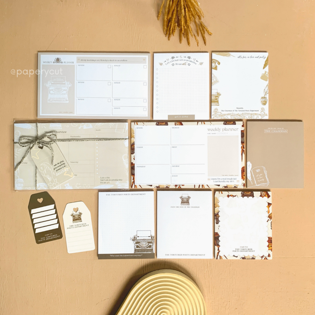 Jual Memo Hang Tag Note Pad Planner TTPD Taylor Swift | Shopee Indonesia