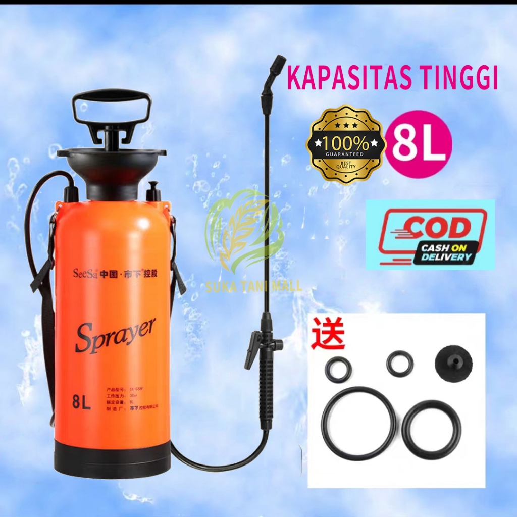 Jual Sprayer 8Liter semprotan hama 8 L sprayer untuk tamanan semprotan ...