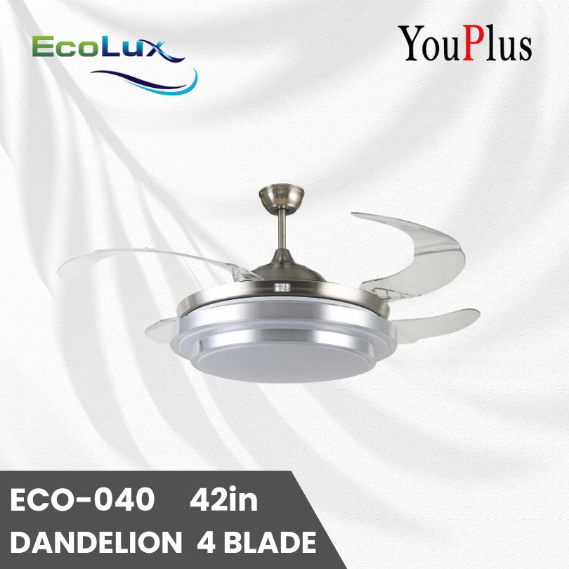 Jual Kipas Angin Plafon Gantung / kipas angin Ecolux tipe Eco-040 DANDELION | Shopee Indonesia