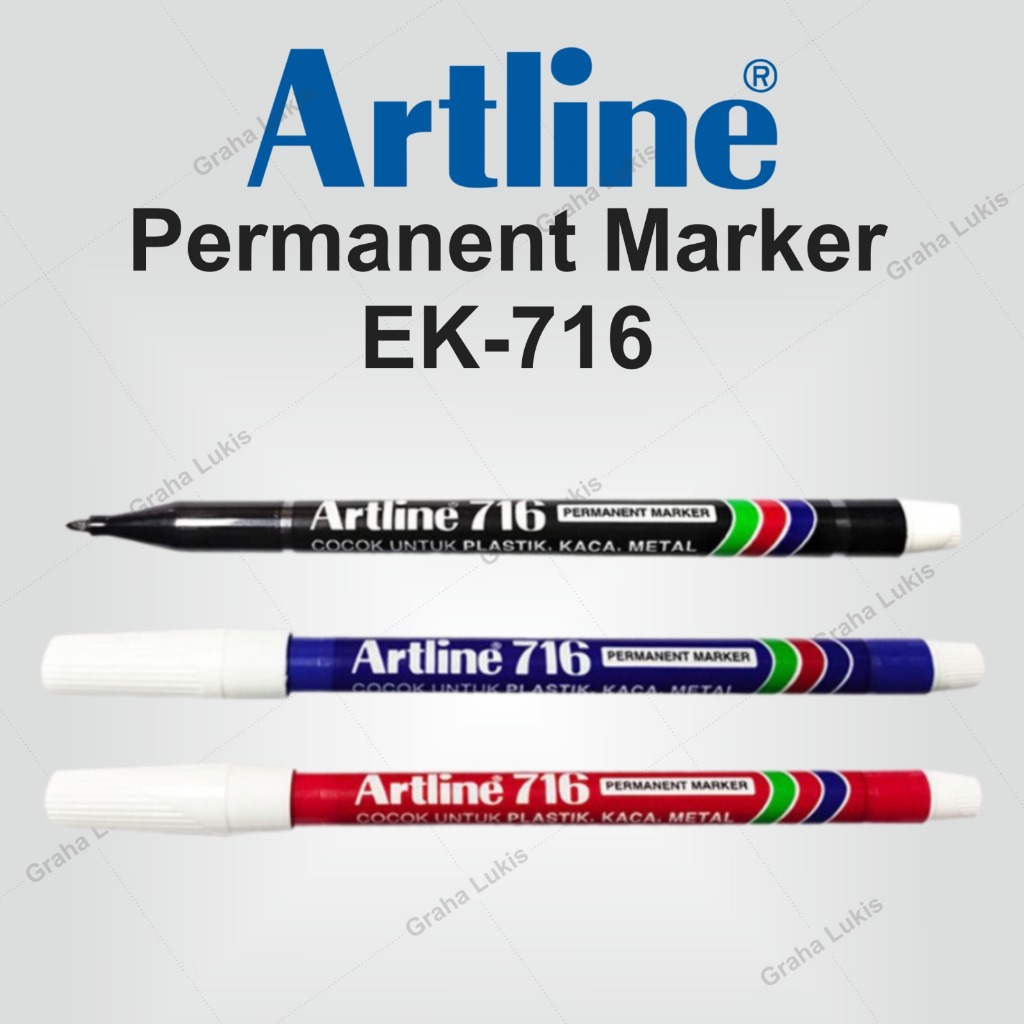 Jual Artline EK-716 & EK-69 Permanent Marker | Shopee Indonesia