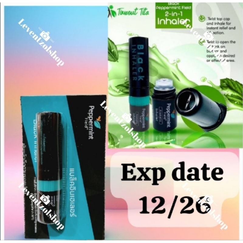 Jual BLACK INHALER THAILAND//PEPPERMINT FIELD INHALER | Shopee Indonesia