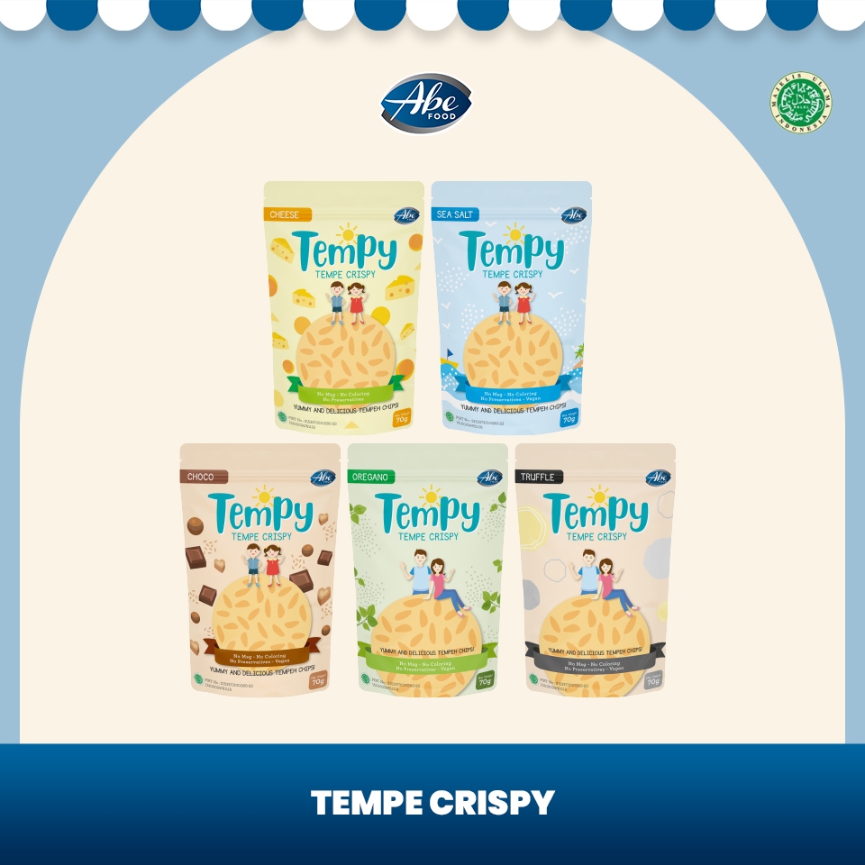 Jual Abe Food Tempy (Tempe Crispy)/ Snack Anak Sehat/ Kripik Tempe ...