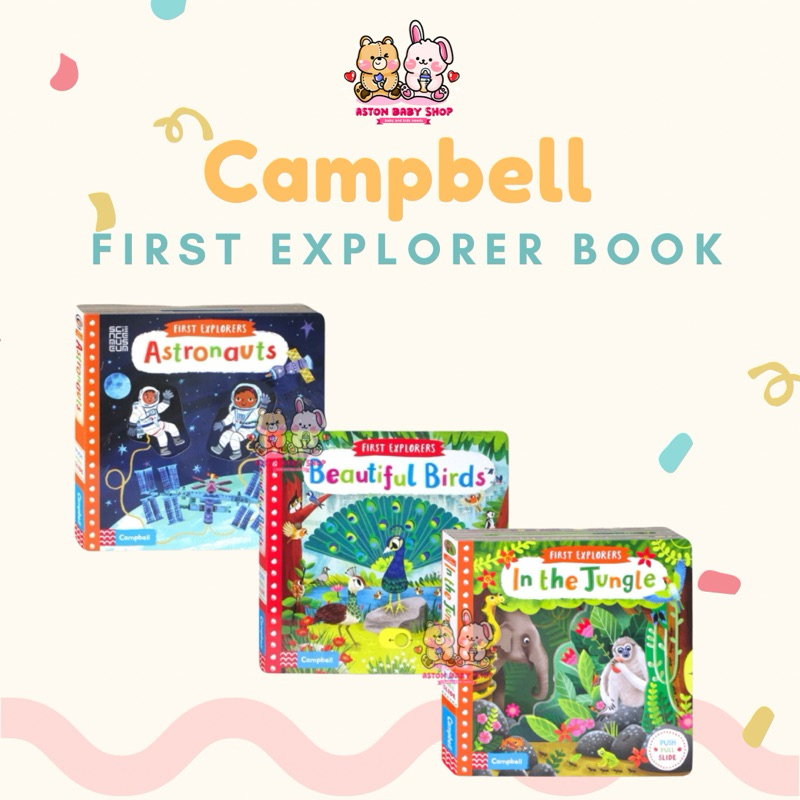 Jual Campbell First Explorer Book / Buku Cerita Anak Interaktif / Buku ...