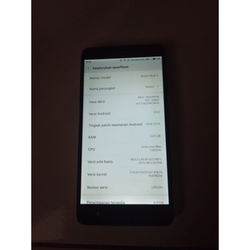 Jual mesin Redmi note 3 MTK ram 2/16 normal | Shopee Indonesia