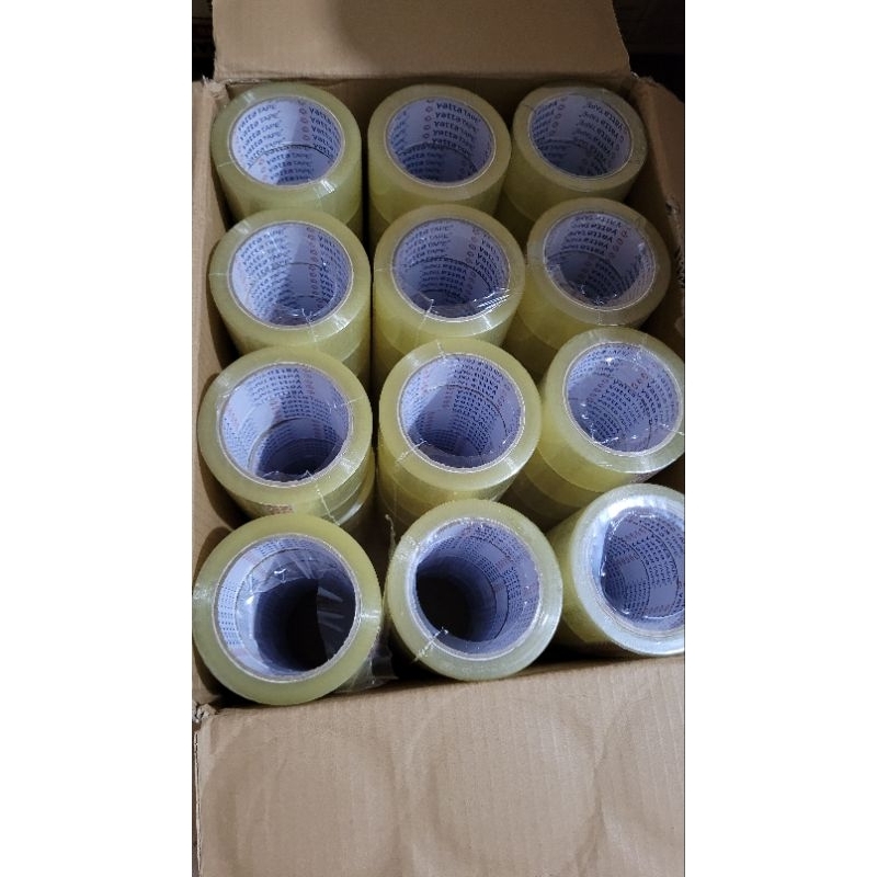 Jual lakban bening 2 inch 90 yard yatta 1 dus | Shopee Indonesia