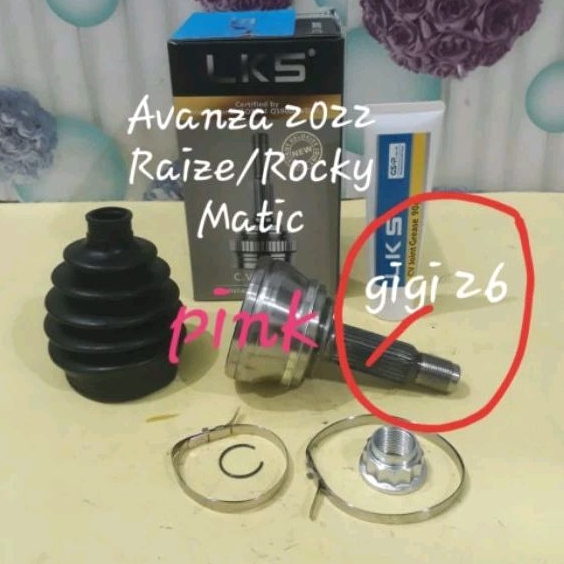 Jual Cv Joint Luar As Tarik Luar As Roda Depan Luar Grand All New ...