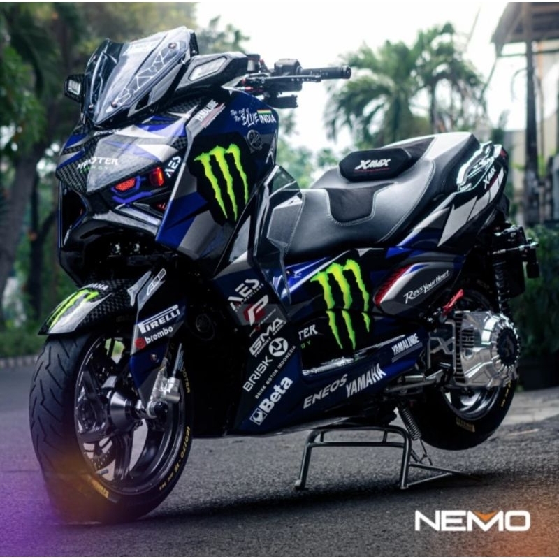 Jual Windshield Kaki Xmax Connected Nemo | Shopee Indonesia