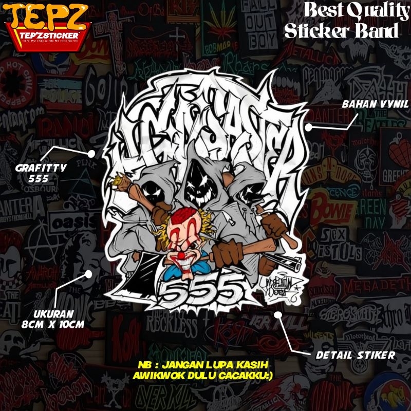 Jual STIKER STICKER (GRAFITY 555) STIKER BAND|STIKER METAL|STIKER ...