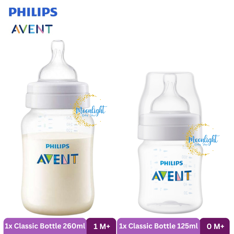 Jual Philips Avent Classic Anti Colic Bottle 260ml Single 1M+ SCY103/01 ...