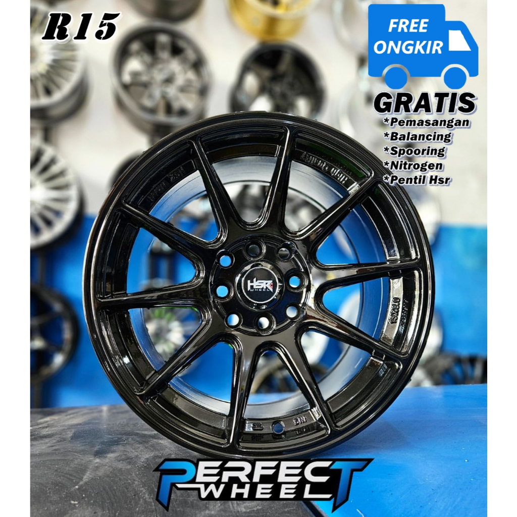 Jual Velg Hsr Shinjuku Ring 15 Velg Mobil Celong Lebar Belang Untuk Agya Brio Galant Xenia ...