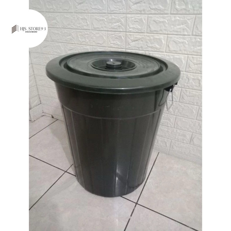 Jual ember 80 liter tutup polaris / ember jumbo gagang besi / ember ...