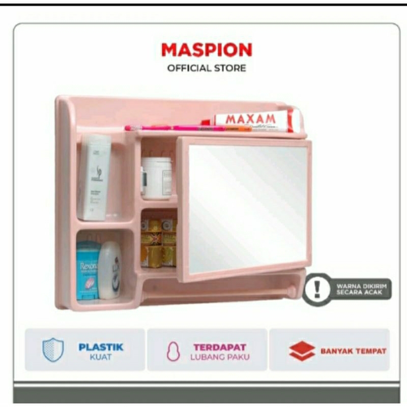 Jual MASPION KOTAK SABUN KACA DINDING / MIRROR BOX CABINET MC-5 - DP ...