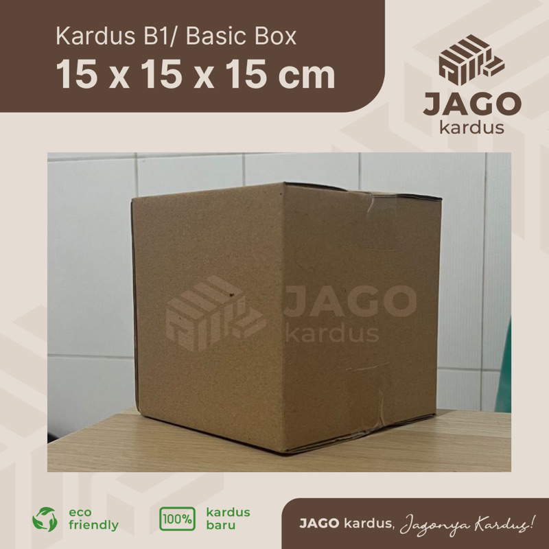 Jual Kardus Box Baru Polos Uk 15x15x15 cm | Shopee Indonesia