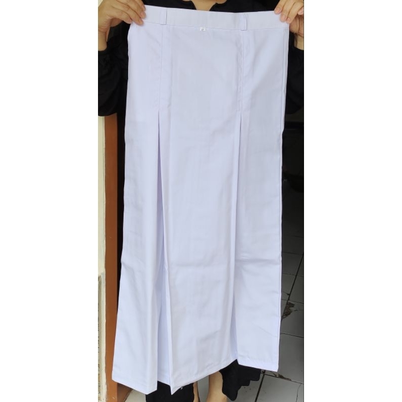 Jual SERAGAM BAWAHAN ROK PUTIH SPAN SMP | Shopee Indonesia