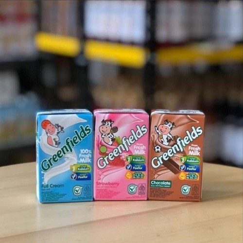 Jual Susu UHT GREENFIELD green field kecil 105ml ECER | Shopee Indonesia