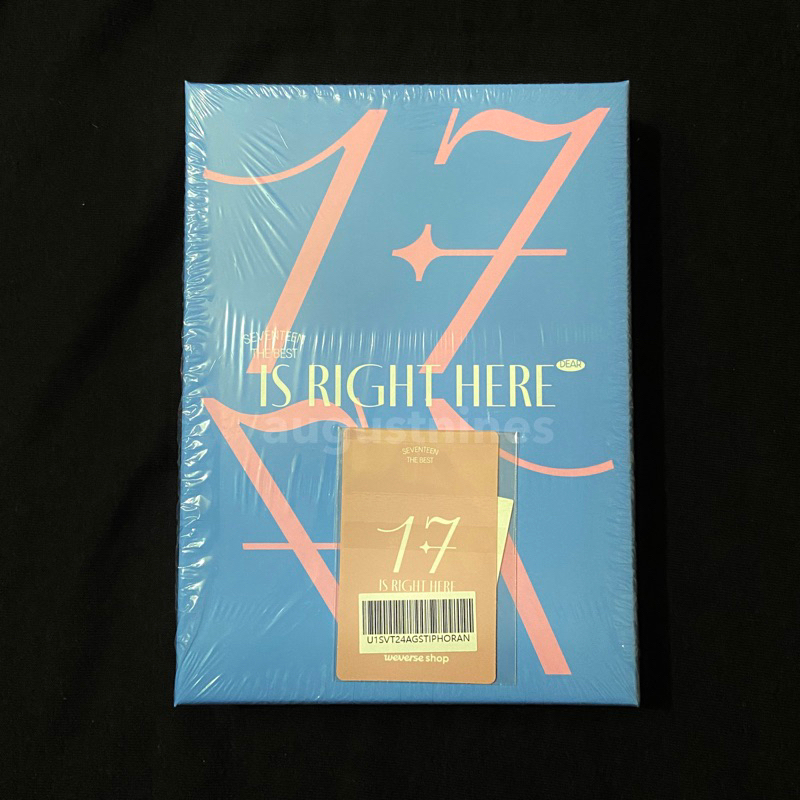 Jual SEVENTEEN BEST ALBUM 17 IS RIGHT HERE DEAR VER SEALED (+ POB WEVERSE) | Shopee Indonesia