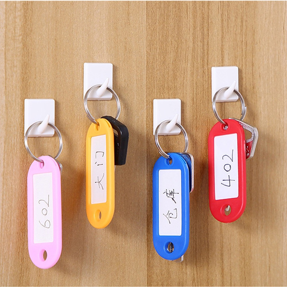 Jual Tag Gantungan Kunci Label Nama Ganci Plastik / Keychain Ring Name ...
