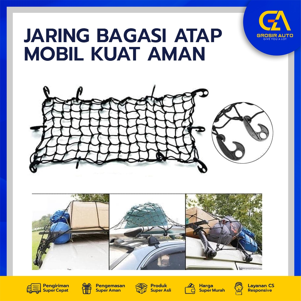 Jual JARING ATAP MOBIL / Cargonet Atap / Tali atap mobil ROOF RACK ...