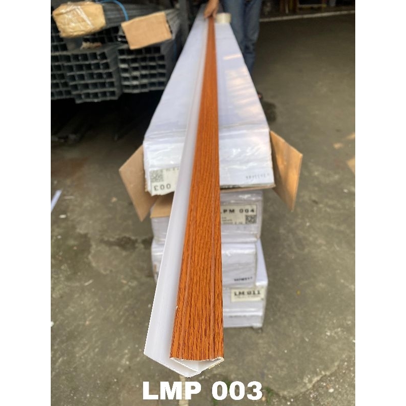 Jual List Tembok Plafon Pvc Serat Kayu 3 Cm | Shopee Indonesia