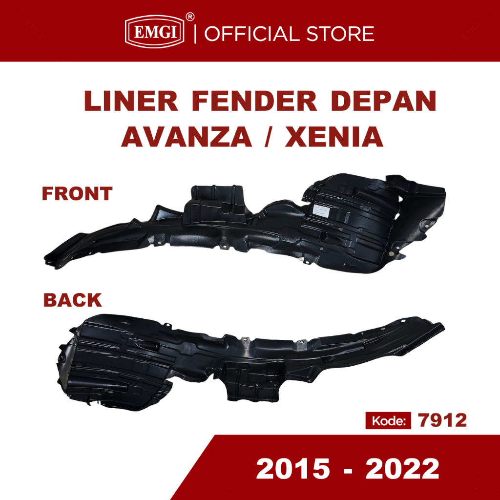 Jual EMGI - Liner Fender Spakbor Depan Avanza Xenia 2015. - 2022 ...