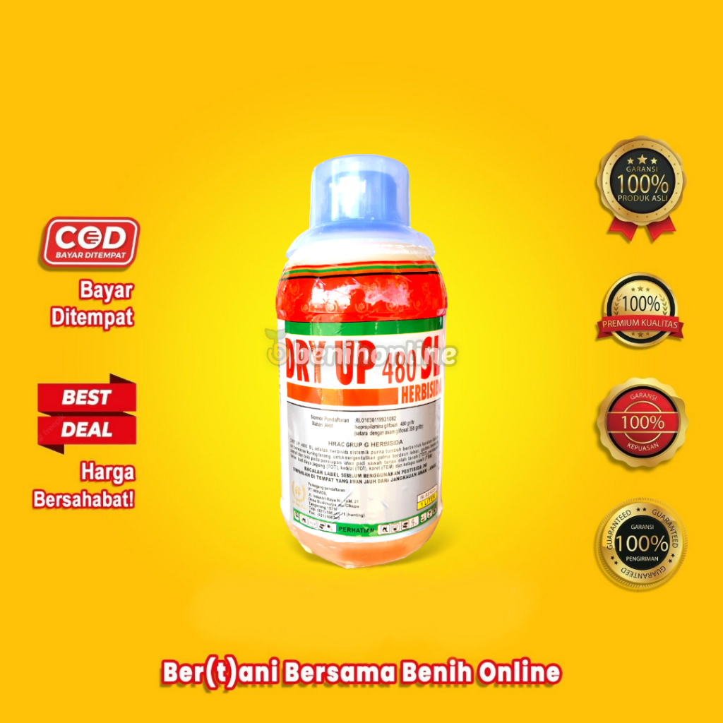 Jual HERBISIDA DRY UP 480 SL 1 LITER isopropilamina glisofat 480 gr ...