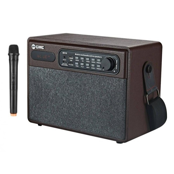 Jual Speaker portable gmc 881H karaoke speaker Model Klasik/Minimalis ...