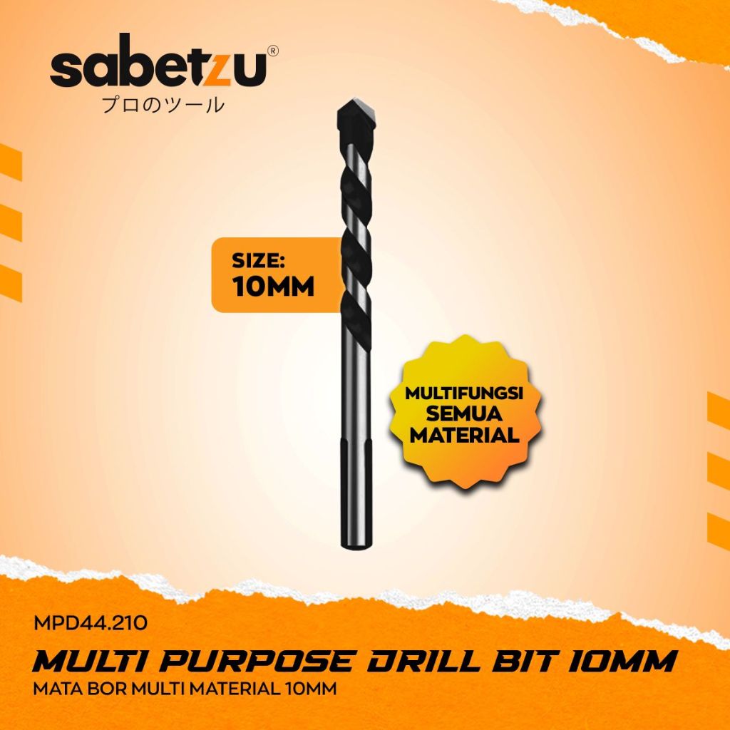 Jual SABETZU Mata Bor Multi Meterial Multi Fungsi Mata Bor 10mm Besi ...
