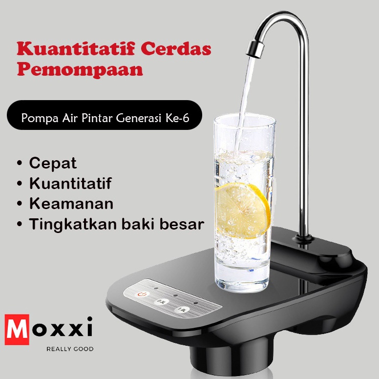 Jual KODE U18S Pompa Galon Air Elektrik Kuantitatif Cerdas Rechargeable Water Dispenser Electric ...