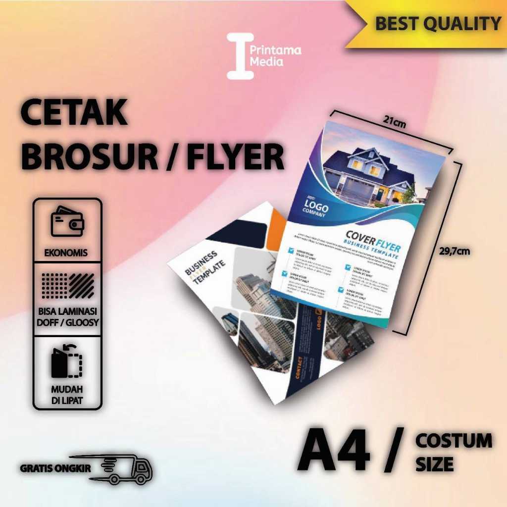 Jual Cetak Brosur / Leaflet / Flyer A4 | Shopee Indonesia