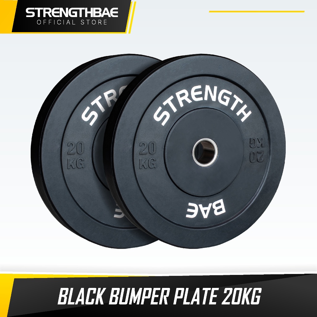 Jual Bumper Plate 20kg STRENGTHBAE Plat Beban (Sepasang total 40kg ...