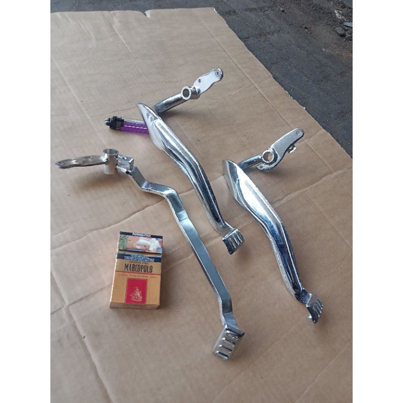 Jual PEDAL REM CRISTAL pnp GRAND/GL/CB/TIGER/FIZ R/pedal rem model ...