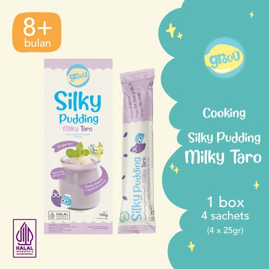 Jual Grouu Silky Pudding / Bubuk Pudding Lembut Bayi MPASI 100gr ...
