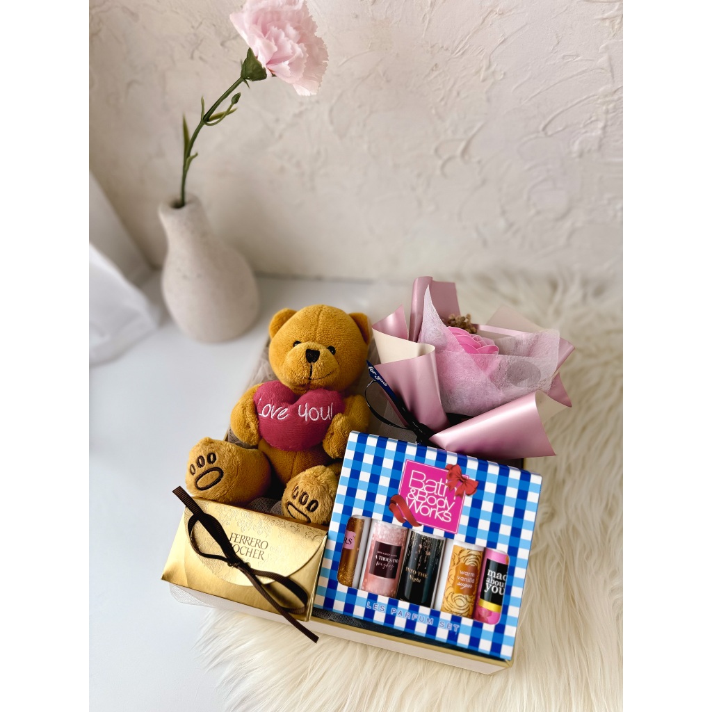 Jual Boneka Teddy Gift Box Istri Kado Wisuda Kado Ulang Tahun Wanita ...