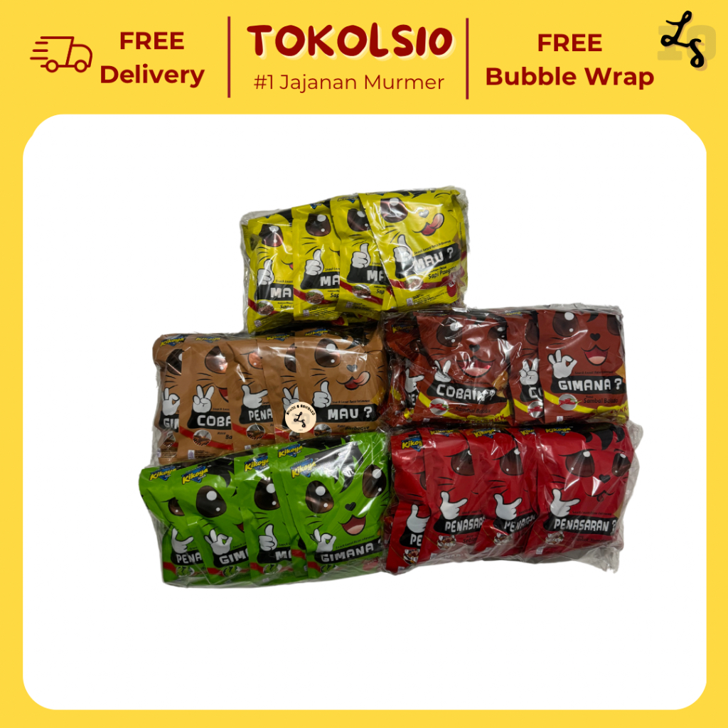 Jual Kikoya Snack Makanan Ringan 1 Pack Isi 10 pcs @20gr | Shopee Indonesia