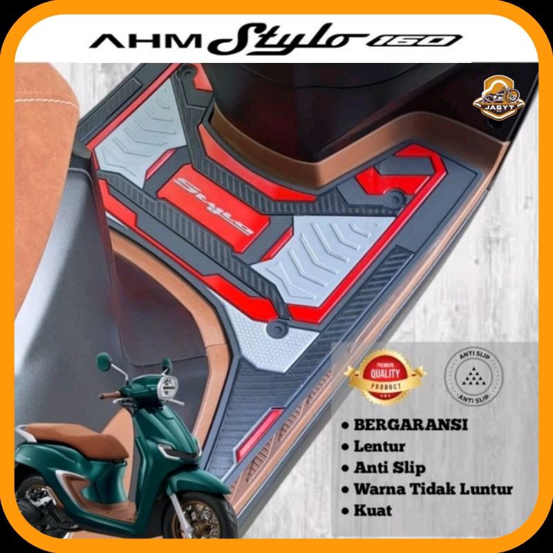 Jual KARPET MOTOR STYLO 160 v2 ALAS KAKI KARET PREMIUM | Shopee Indonesia