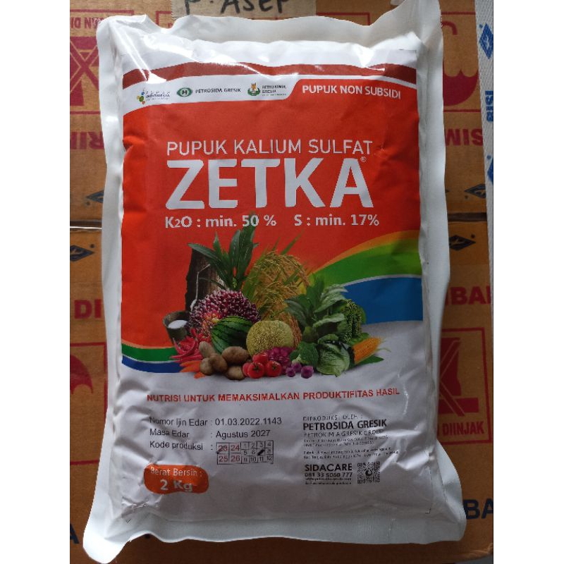 Jual Pupuk Kalium Sulfat ZK Petro Kemasan 2 kg Kemasan Ori | Shopee ...