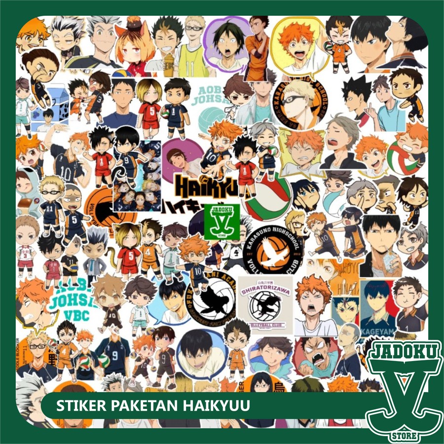 Jual Stiker Stickers Anime Haikyuu Untuk Gitar Laptop Komputer - Stiker ...