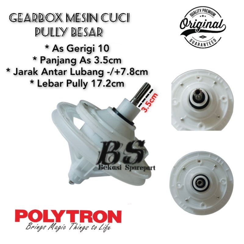 Jual Gearbox Mesin Cuci Polytron PWM-8366 | Shopee Indonesia