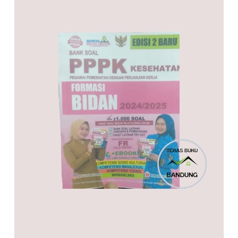 Jual Buku Bank Soal PPPK Kesehatan Formasi Bidan 2024/2025 Edisi 2 Terbaru | Shopee Indonesia