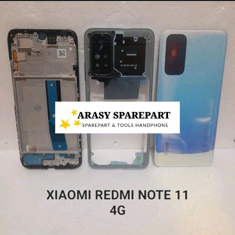 Jual kesing housing casing fullset xioami redmi note 11 4g / note 11s ...