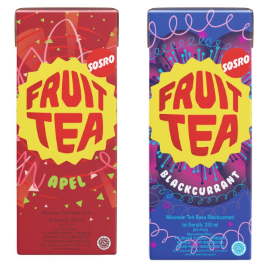 Jual Fruit Tea Minuman Teh Rasa Apel / Blackcurrant 250 ml | Shopee ...
