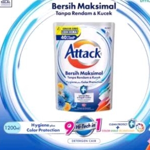 Jual Attack Liquid Clean Maximizer Detergen Cair semua jenis mesin cuci ...