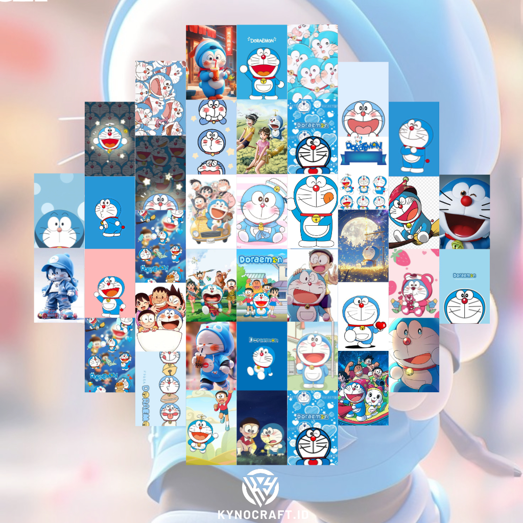 Jual 40 PCS POSTER DORAEMON WALLPOSTER KARTUN HIASAN DINDING KAMAR ...