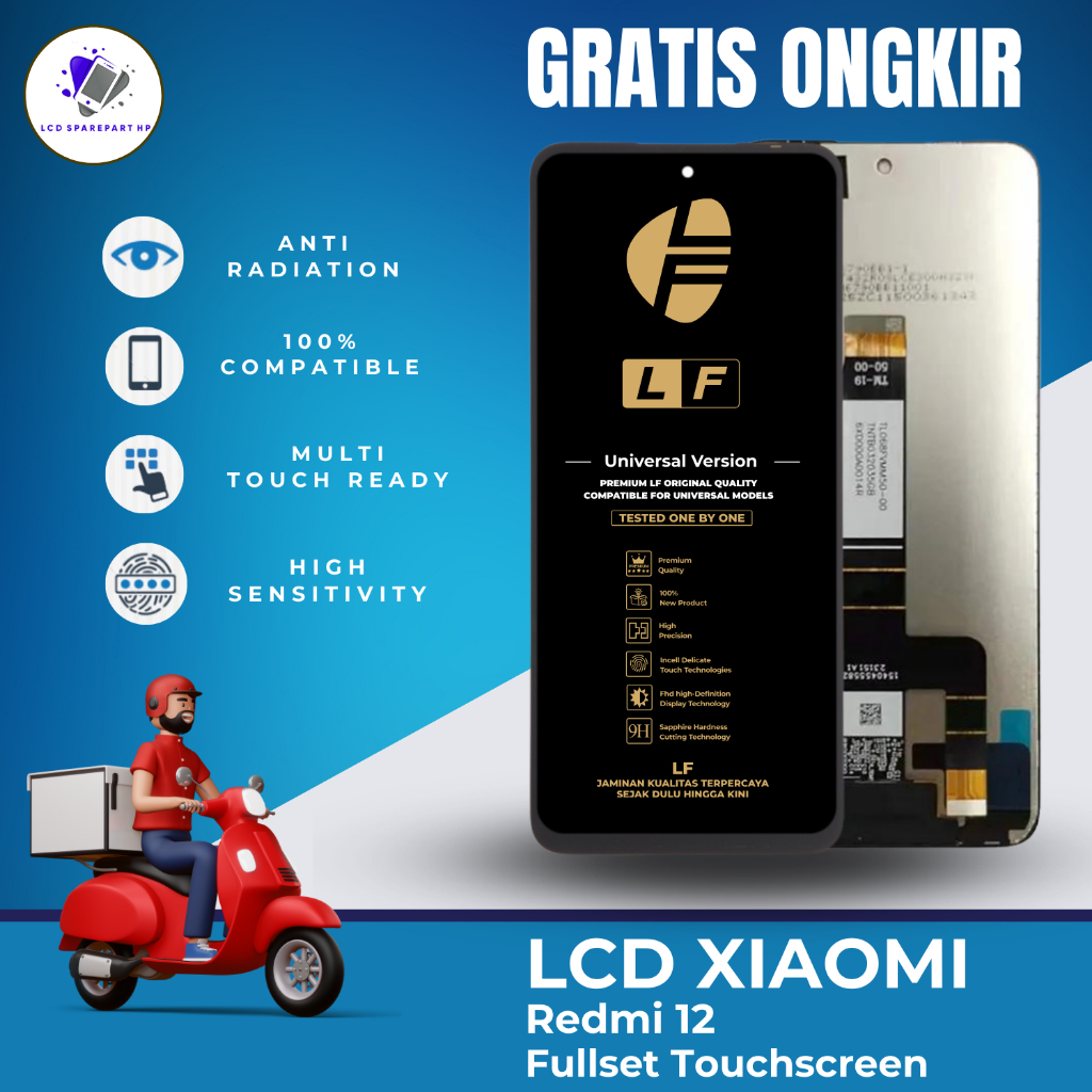 Jual LCD REDMI 12 / 13 FULLSET TOUCHSCREEN | Shopee Indonesia