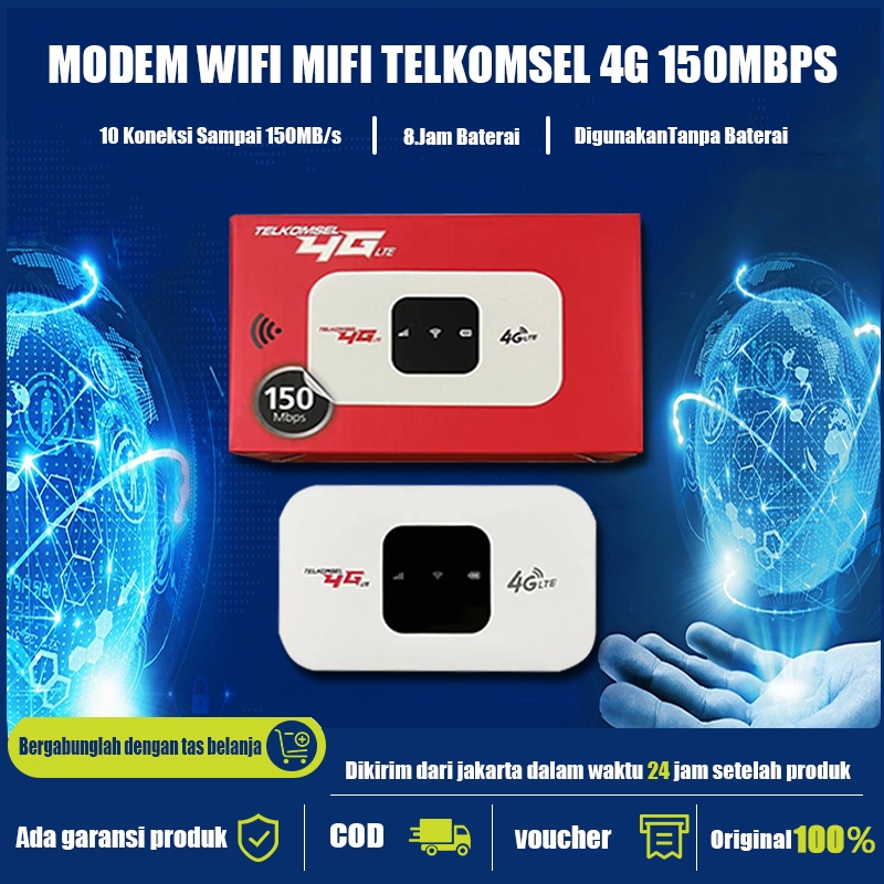 Jual MIFI MODEM WIFI 4G UNLOCK OPERATOR Perdana Telkomsel By.u/ 150 Mbps 4G Portable Mobile WiFi ...