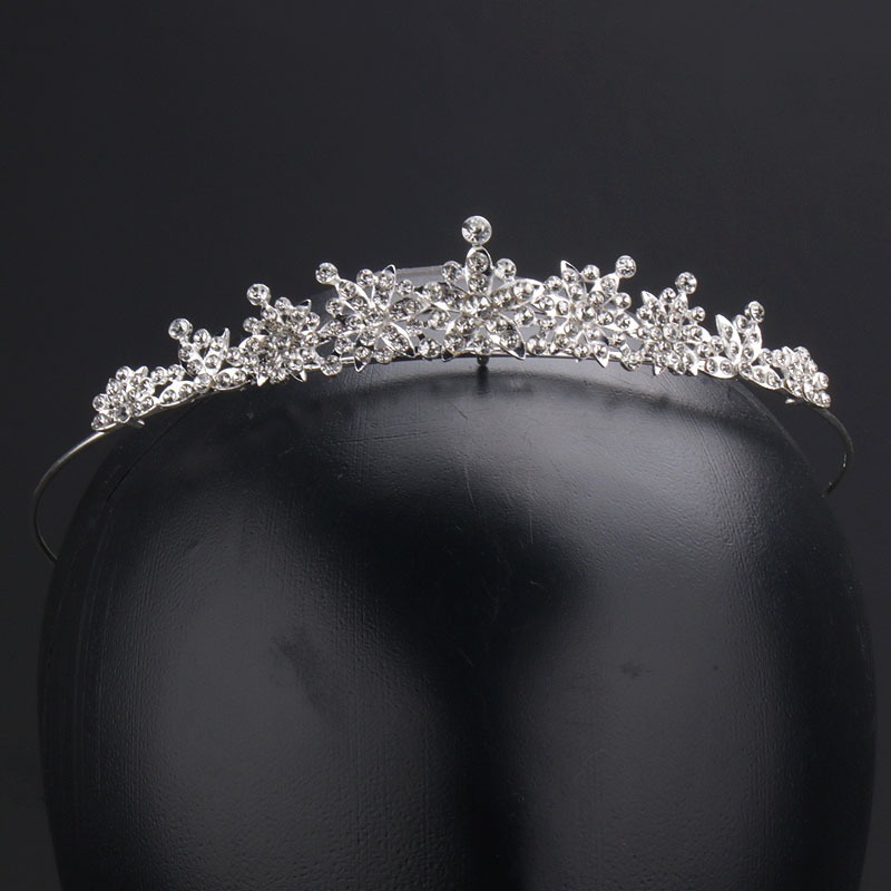 Jual Mahkota Wisuda / Akad Murah - Silver Crown Simple - Wedding Crown ...