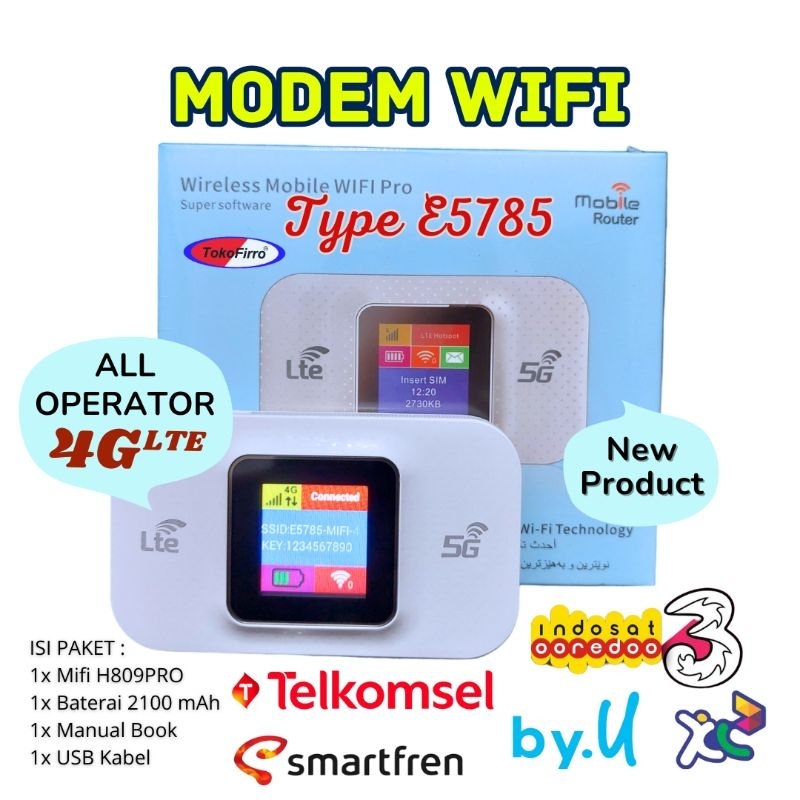 Jual Modem Wifi 4G e5785 Pro Mifi 4G/5G Unlock All Operator bisa sms ...