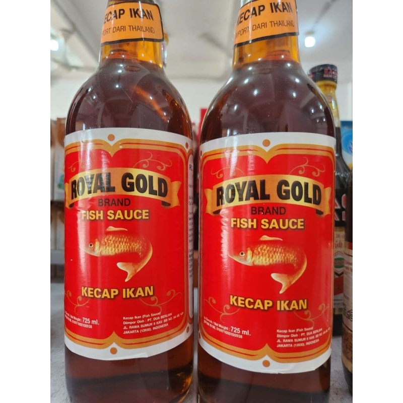 Jual Kecap Ikan Royal Gold / Kecap Ikan / Fish Sauce / Fish Saos 725ml ...