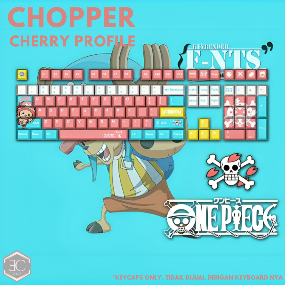 Jual Keycaps Keycap Keypad PBT Cherry Chopper Rusa Anime One Piece ...