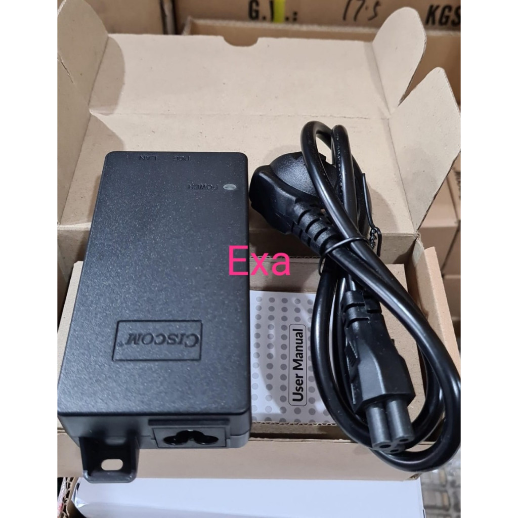Jual Ciscom CPI-30AT-BLK , Gigabit PoE Injector Power Adapter 53V 30W | Shopee Indonesia